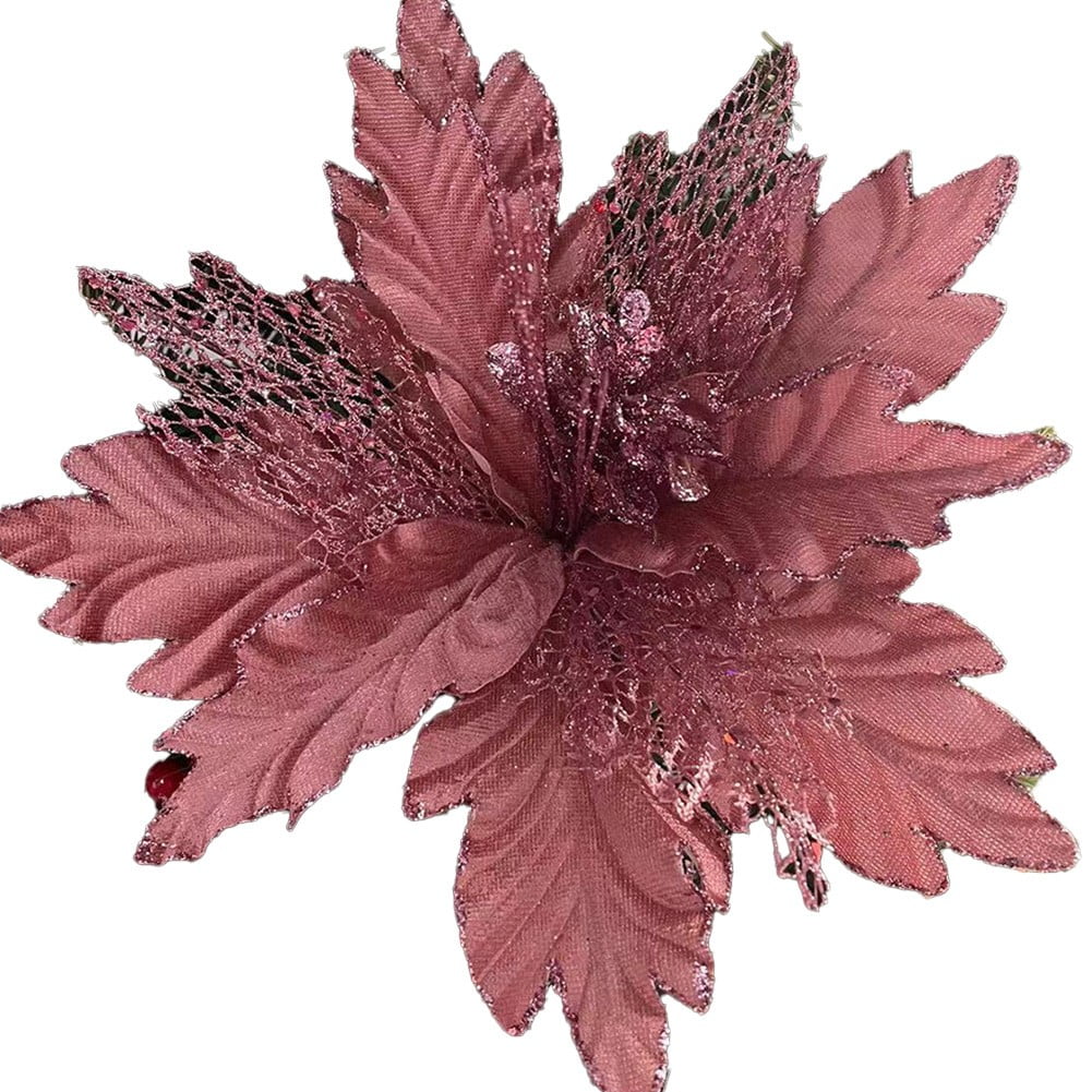 Charming Christmas Flower Head Hanging Decor: Perfect for Festive ...