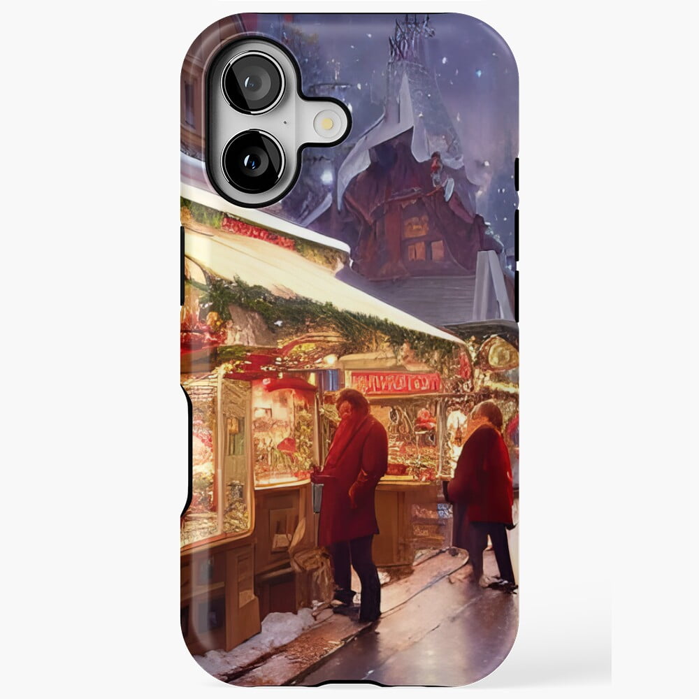Charming Christmas Holiday Fair Family Fun Design Case for iPhone 11-17 ...