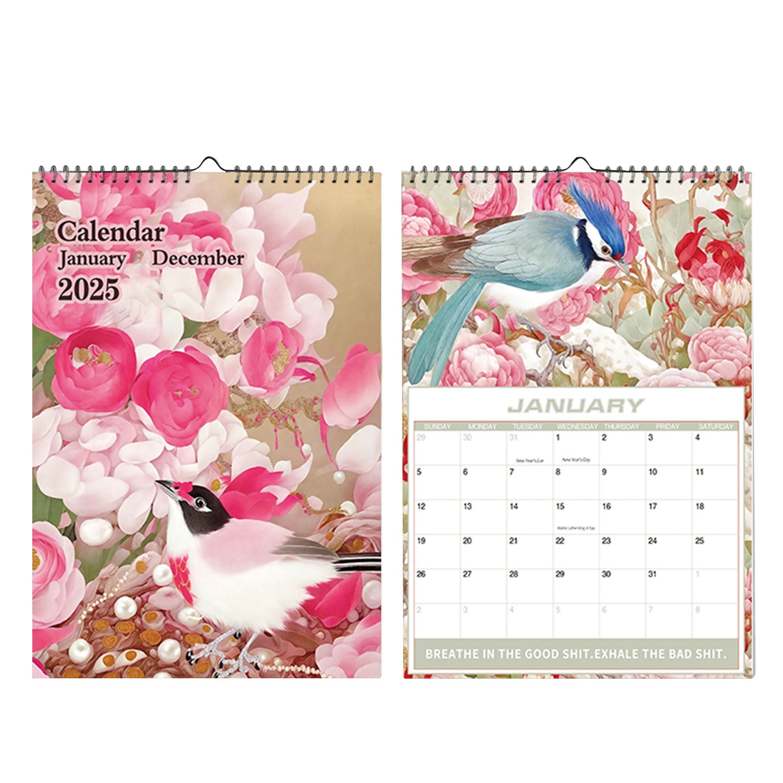 Charming Creatures 2025 Wall Calendar Adorable Animal Illustrations for ...
