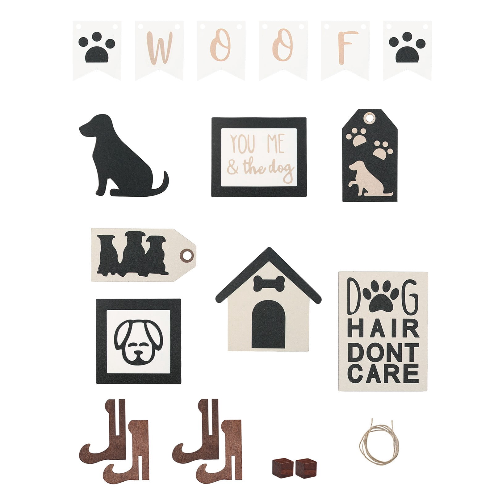 Charming Dog-Themed Wall Decor Set for Pet Lovers Perfect for Home ...
