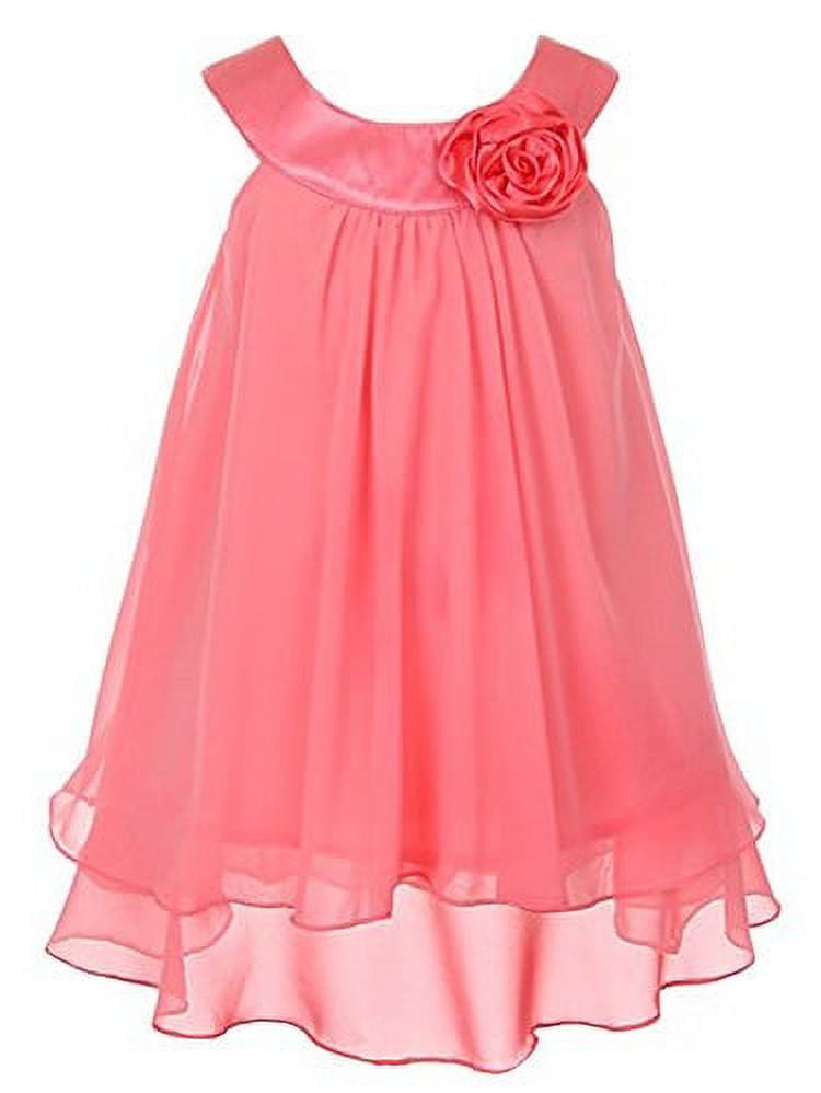 Charming Double Layered Flower Girl Dress Graduation Wedding Pageant ...
