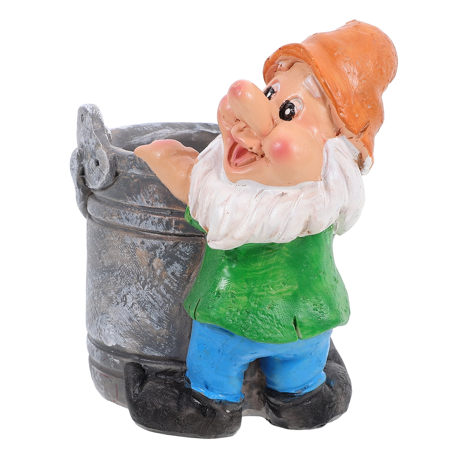 Unique Gnome Resin Planter for Small Plants and Succulents Decorative - Walmart.com