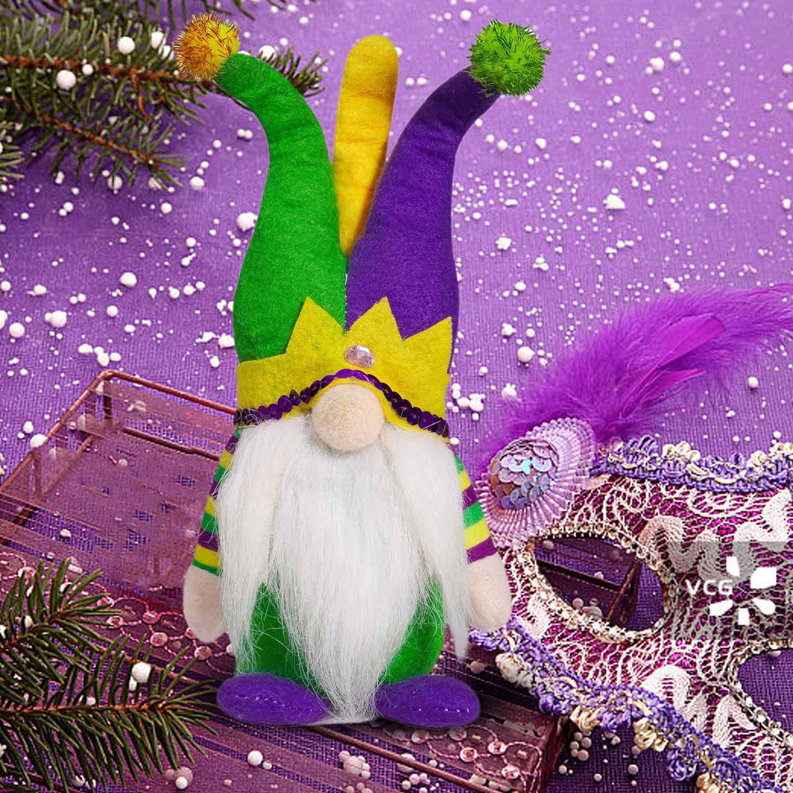 Charming Easter Gnome Plush Dolls, Set of 2 Faceless Dwarf Figurines ...