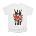 Charming Flower Rabbits In Love T-Shirt Tee Gift For Him Merch For Her ...