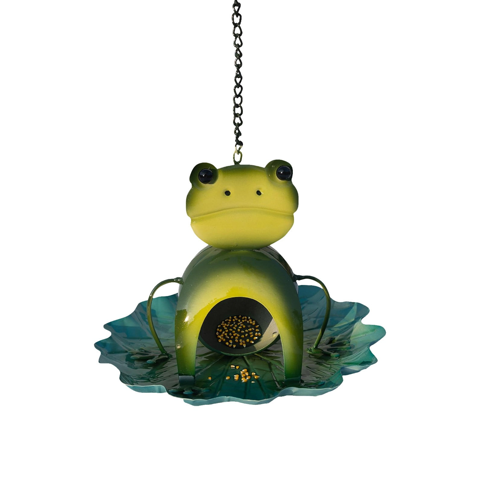 Charming Frog-Shaped Hanging Bird Feeder for Garden Decoration Durable ...
