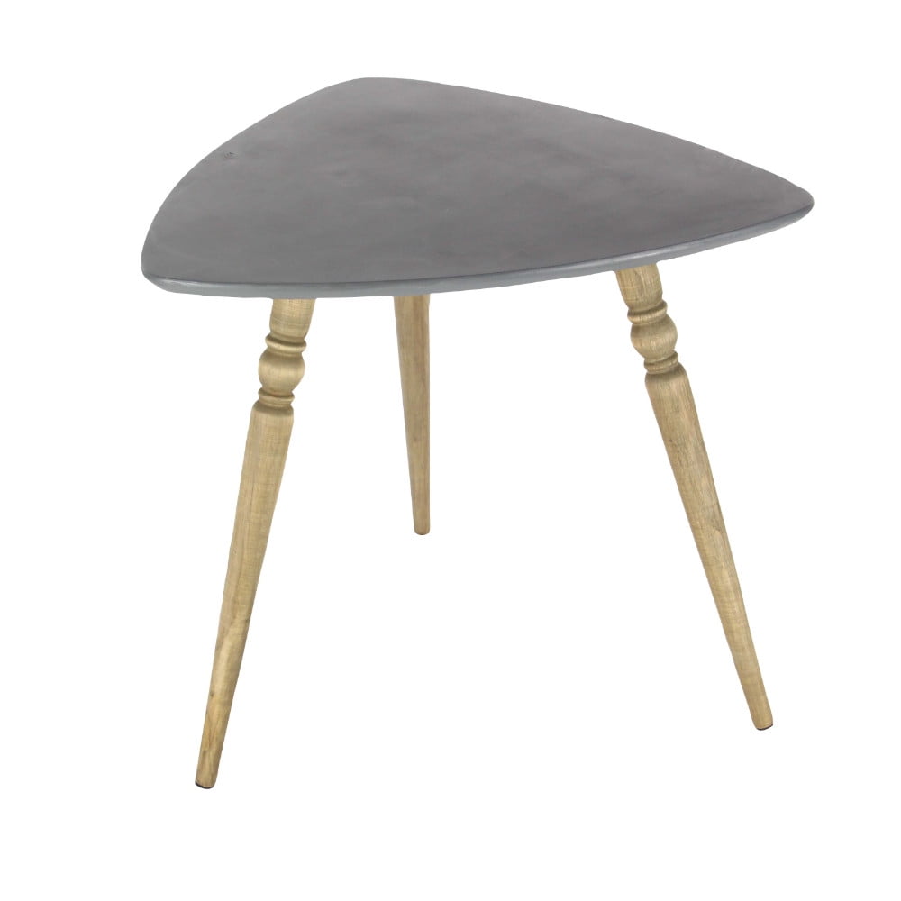 Charming Grey Wood Accent Table Firwood - Walmart.com