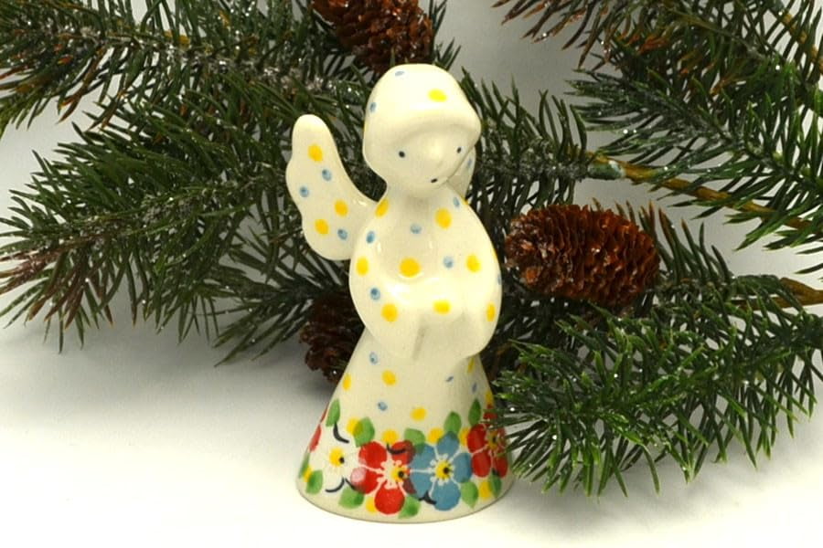 Charming Hand-Painted Angel Figurine – A Touch of Summer Blossom ...