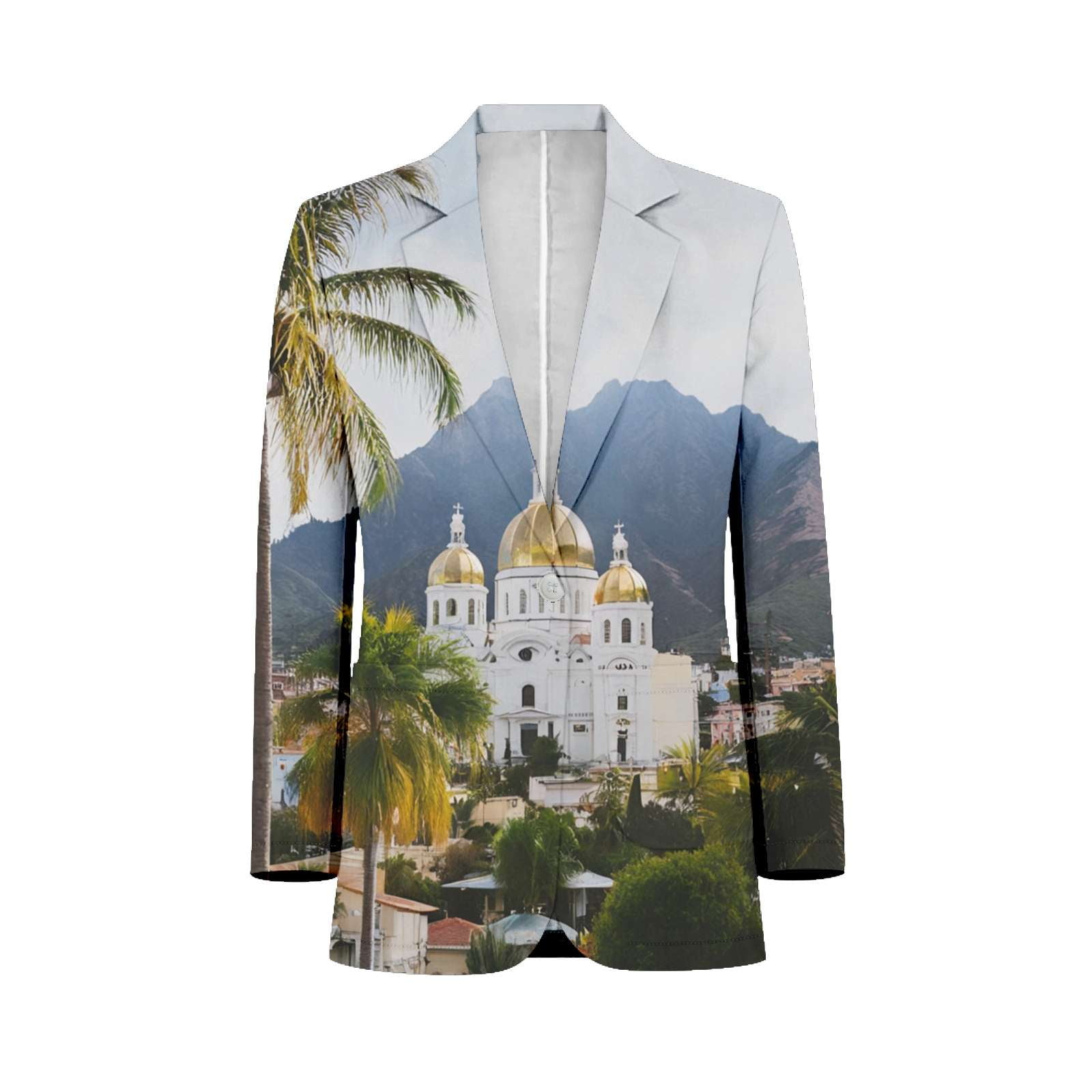 Charming Hillside Village Customized Men's Suits full man Shawl Collar ...