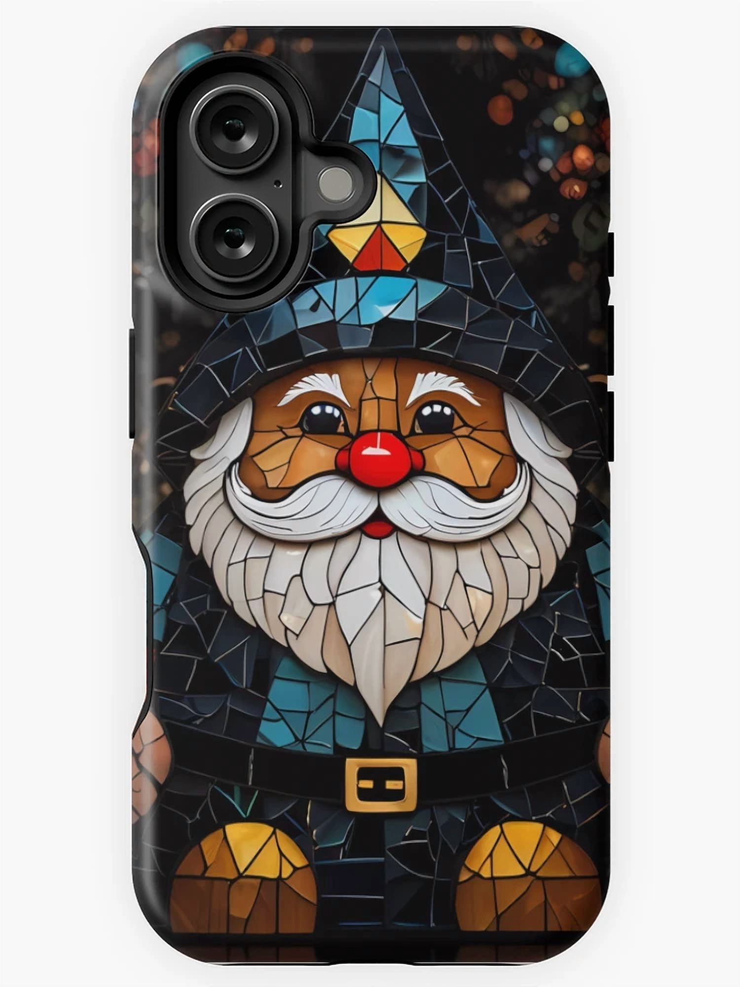 Charming Holiday Gnome-Like Figure Illustration iPhone Case 11 through ...