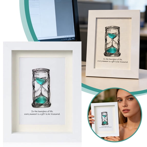 Charming Home Decoration Piece, Shaped Glass Decorative Picture Frame ...