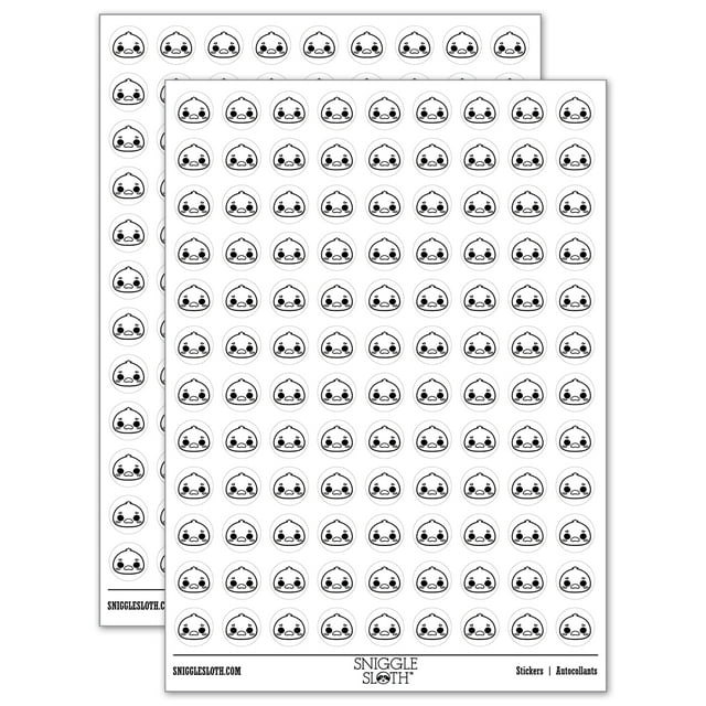 Charming Kawaii Chibi Duck Goose Face Blushing Cheeks Farm Eggs 200 ...