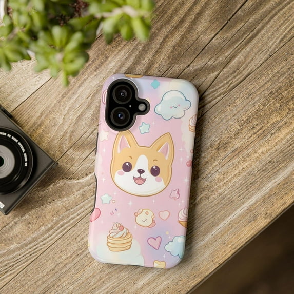 Charming Kawaii Dog Cartoon Cute Animal Lover Design Case 17 16 15 14 ...