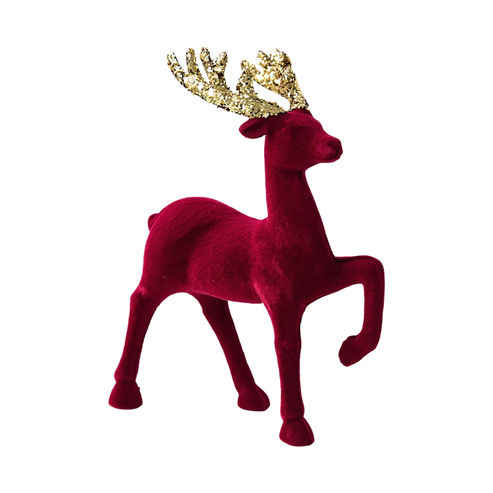 Charming Little Reindeer Christmas Decoration: Indoor Tabletop Resin ...