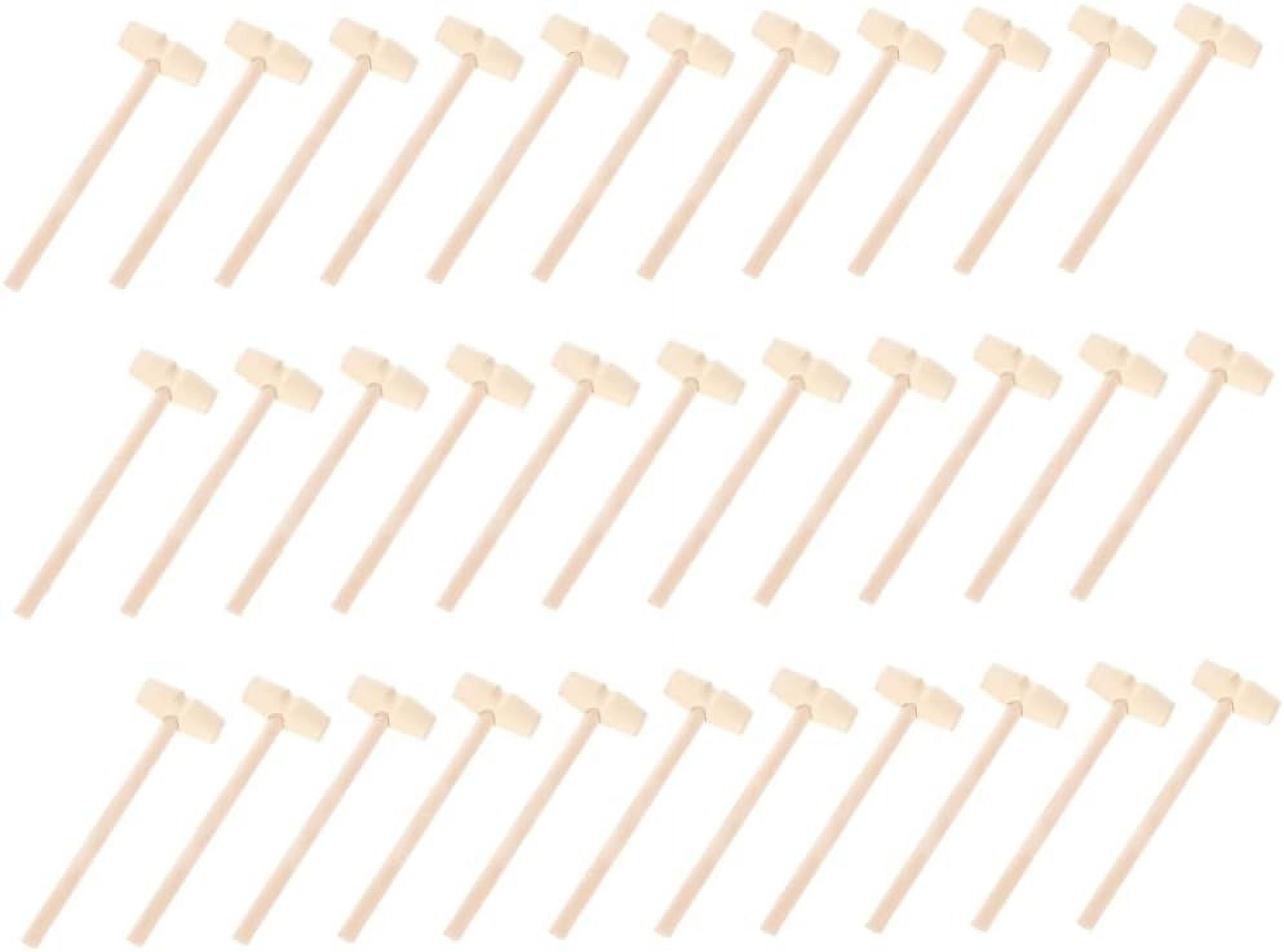 Charming Mini Wooden Hammers, Health Focused Natural Wood Mallets For ...