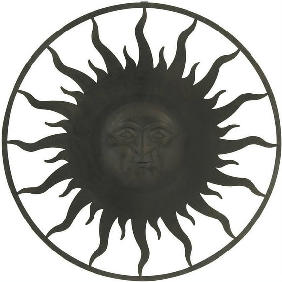 Charming Outdoor Sun Face Wall Plaque - Walmart.com