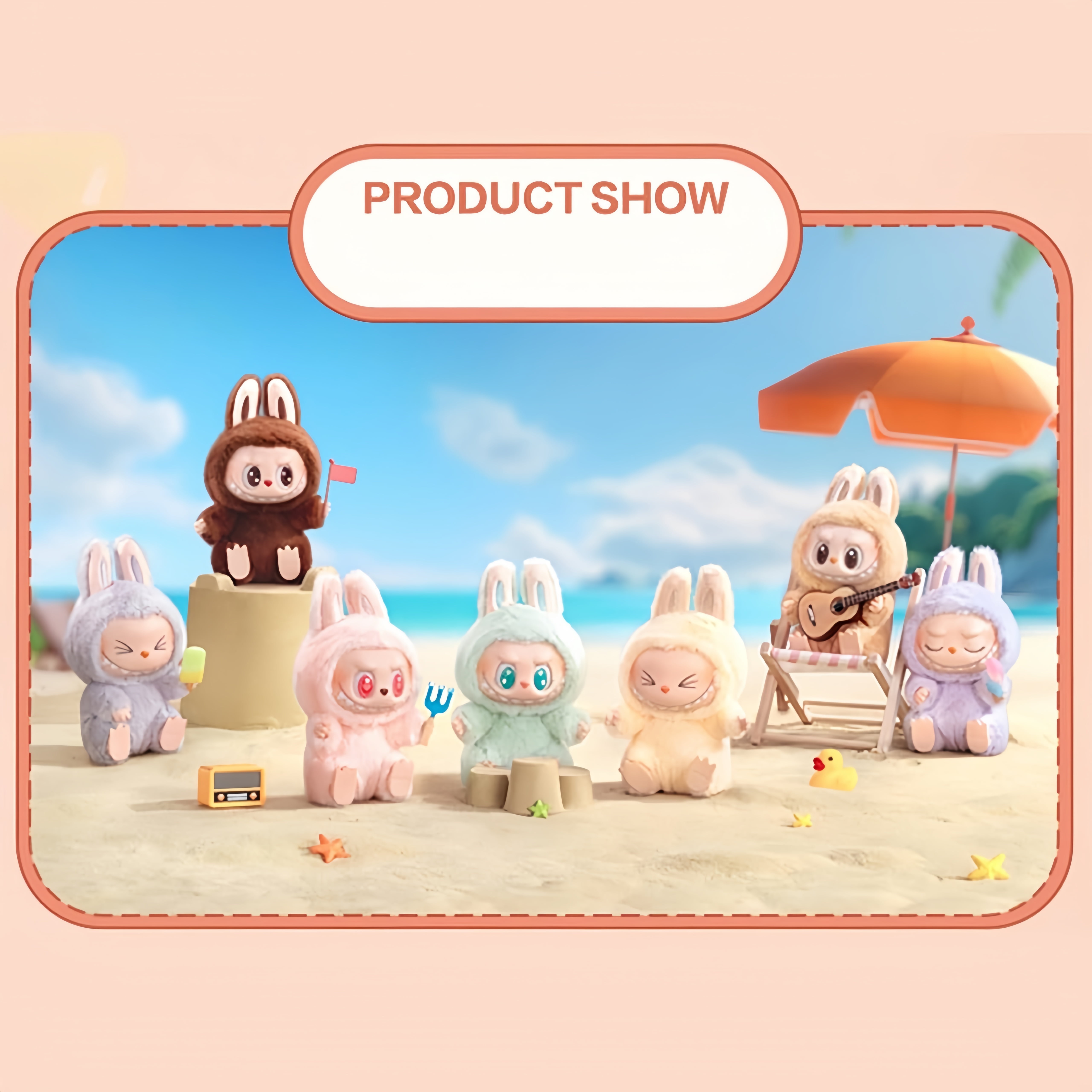 Charming POP MART LABUBU Doll, Have a Seat Plush Toy Vinyl Plush Hanging Card,Blind Box Figures ...