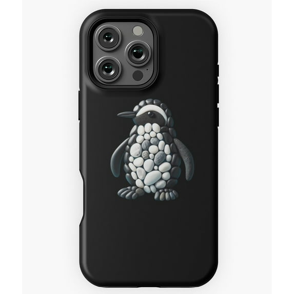 Charming Pebble Art Penguin Phone Case for iPhone 16 15 14 13 12 11 Pro Max - Walmart.com