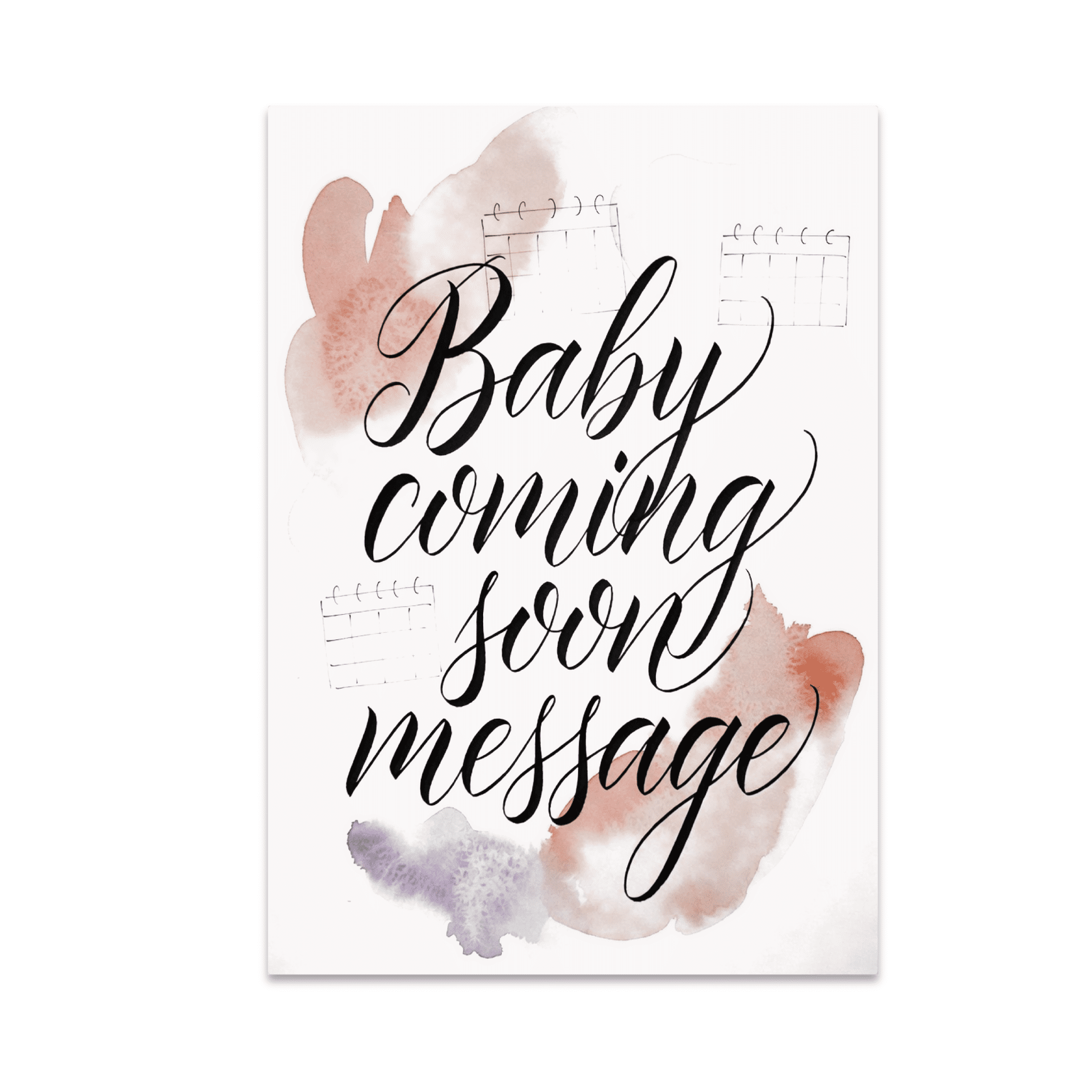 Charming Pregnancy Announcement Decor - Expecting Parents - 13x19 ...