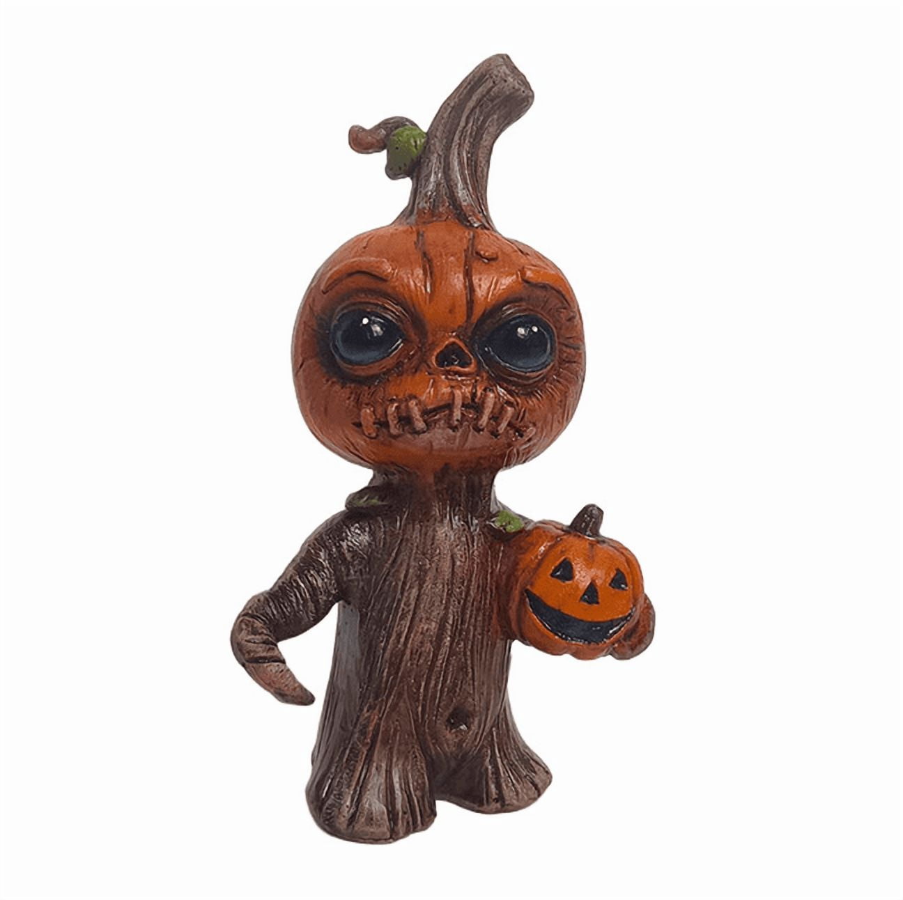 Charming Pumpkin Figurine for Halloween Decorations Cute and Whimsical ...