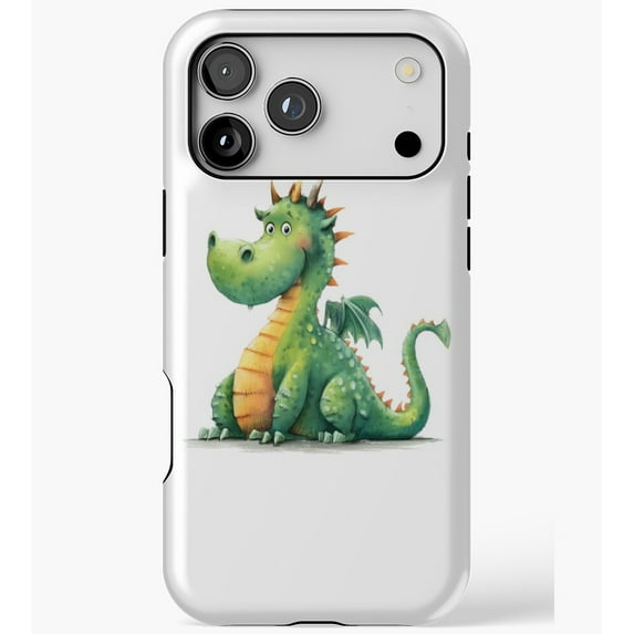 Charming Rainbow Chameleon Dragon H21026 Phone Case for iPhone 11 to 17 ...