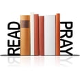 Charming Read and Pray Decorative Bookends - Unique and Cute Bookends ...