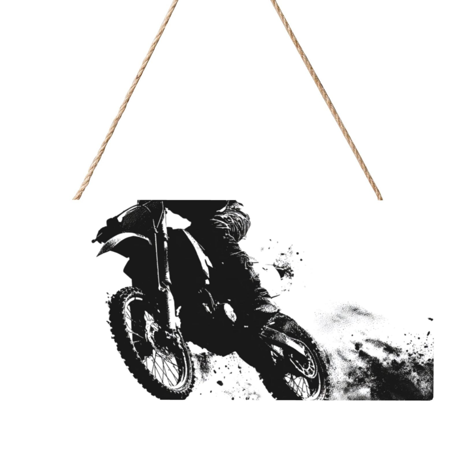 Charming Rectangular Wooden Decor Sign - Lightweight Density Board ...