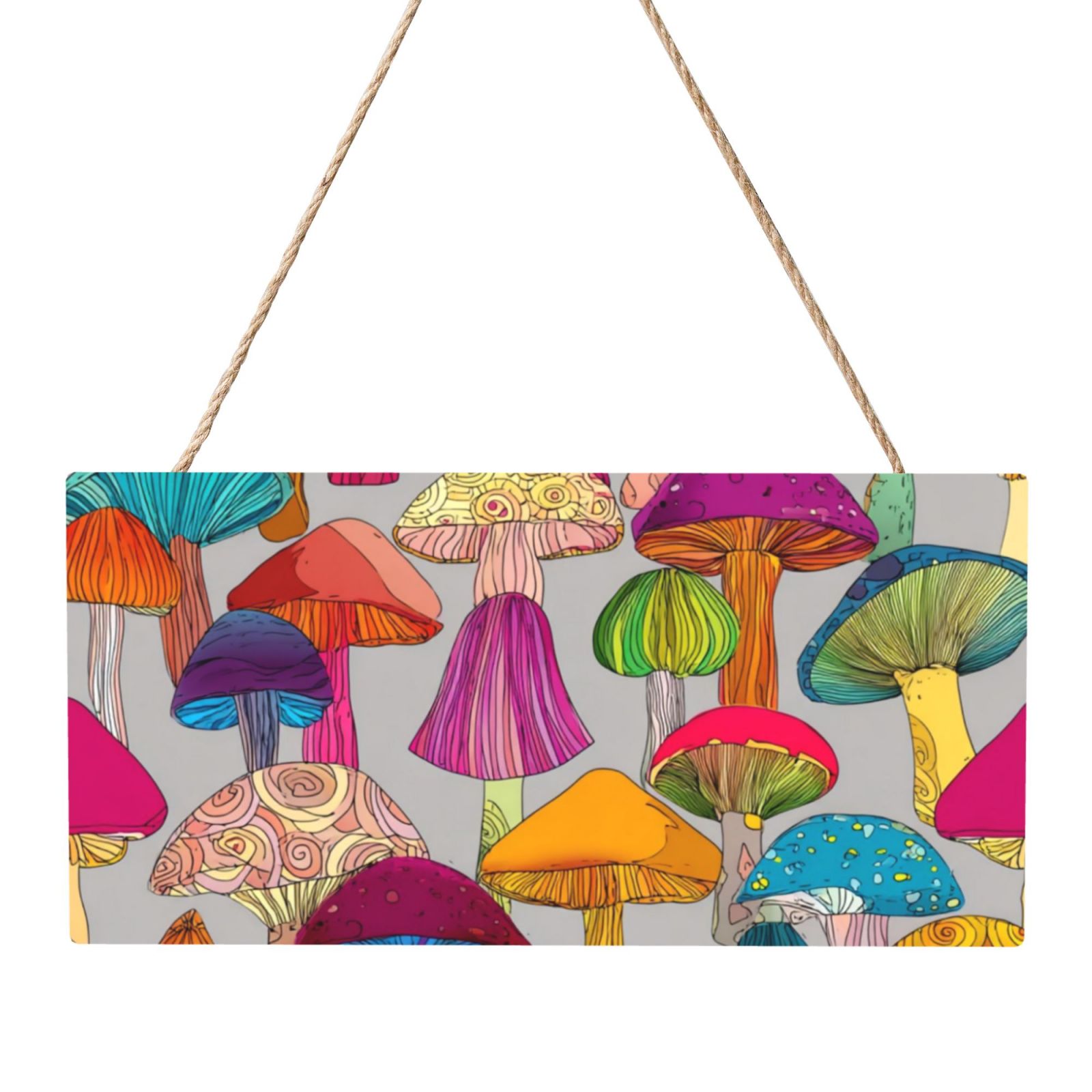 Charming Rectangular Wooden Decor Sign - Lightweight Density Board ...