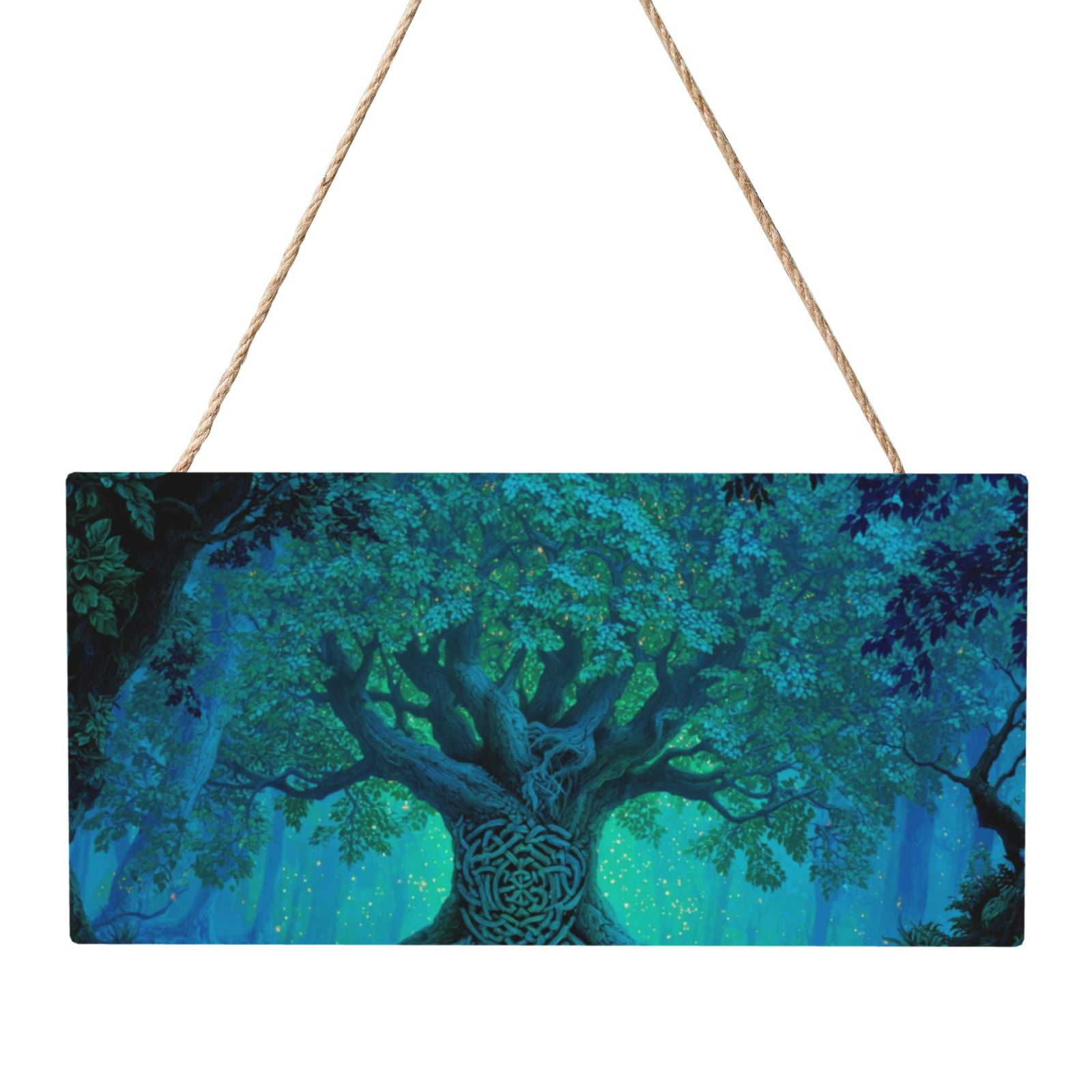 Charming Rectangular Wooden Decor Sign - Lightweight Density Board ...
