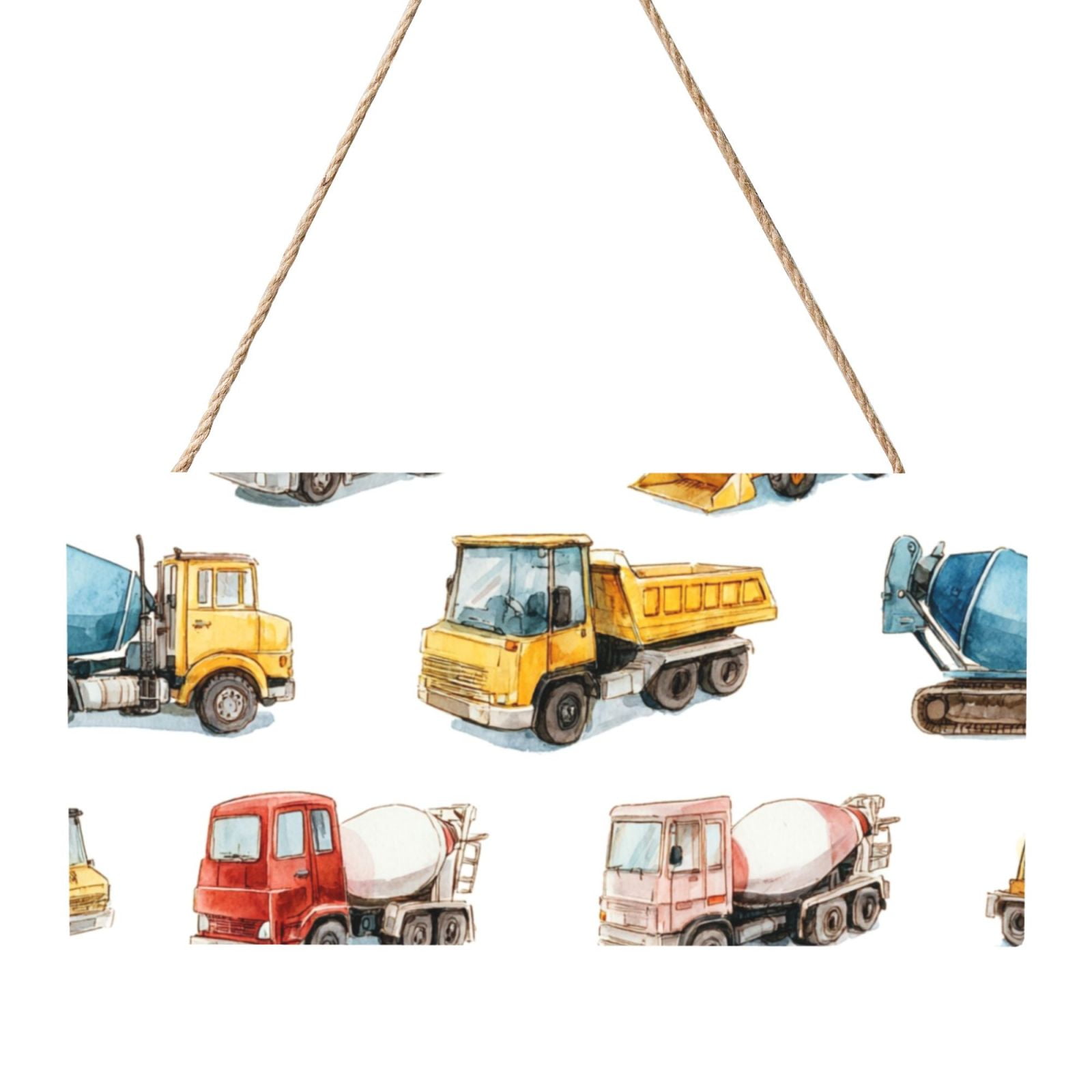 Charming Rectangular Wooden Decor Sign - Lightweight Density Board ...