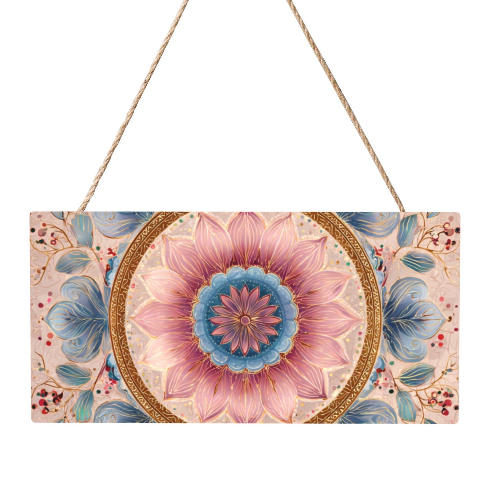 Charming Rectangular Wooden Decor Sign - Lightweight Density Board ...