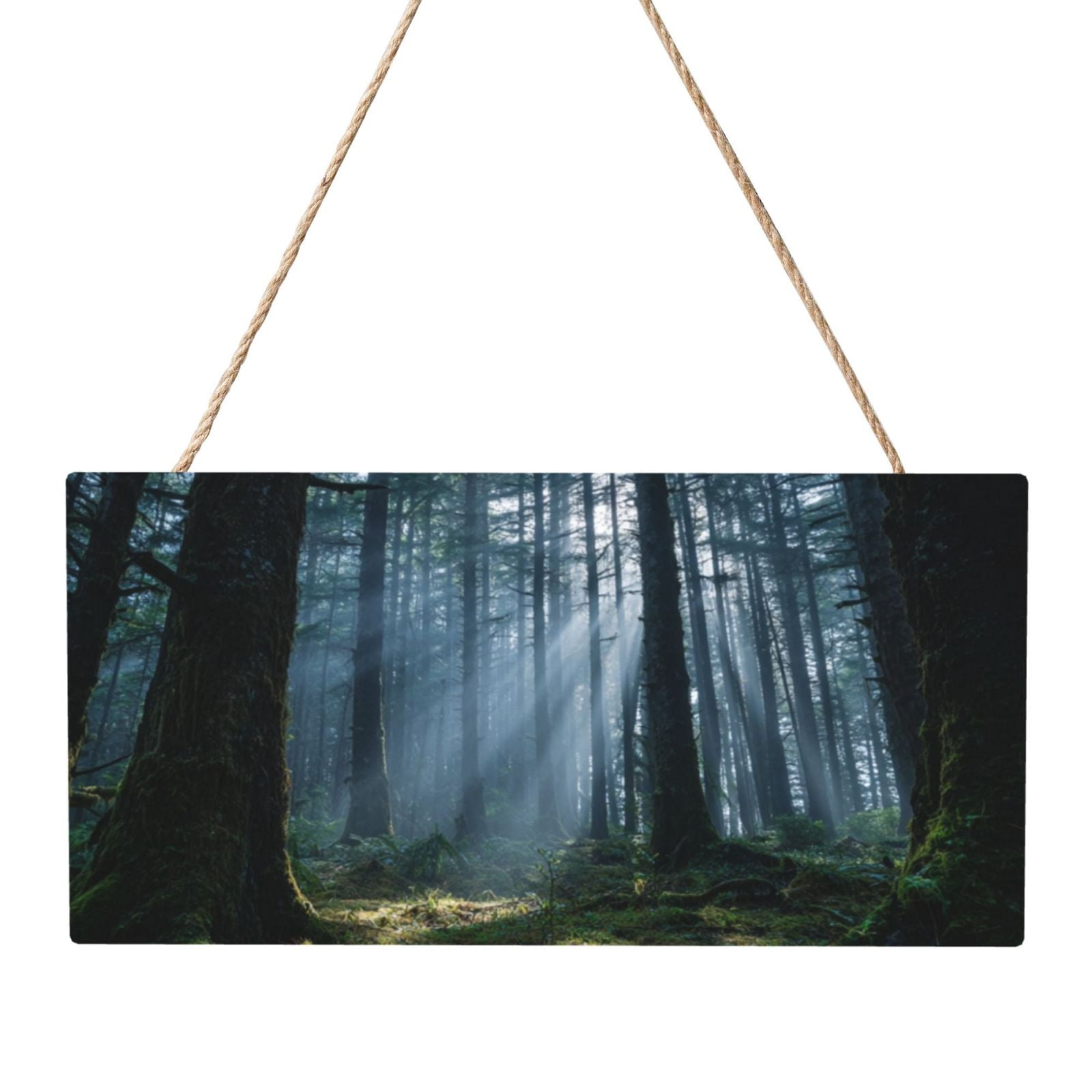 Charming Rectangular Wooden Decor Sign - Lightweight Density Board ...