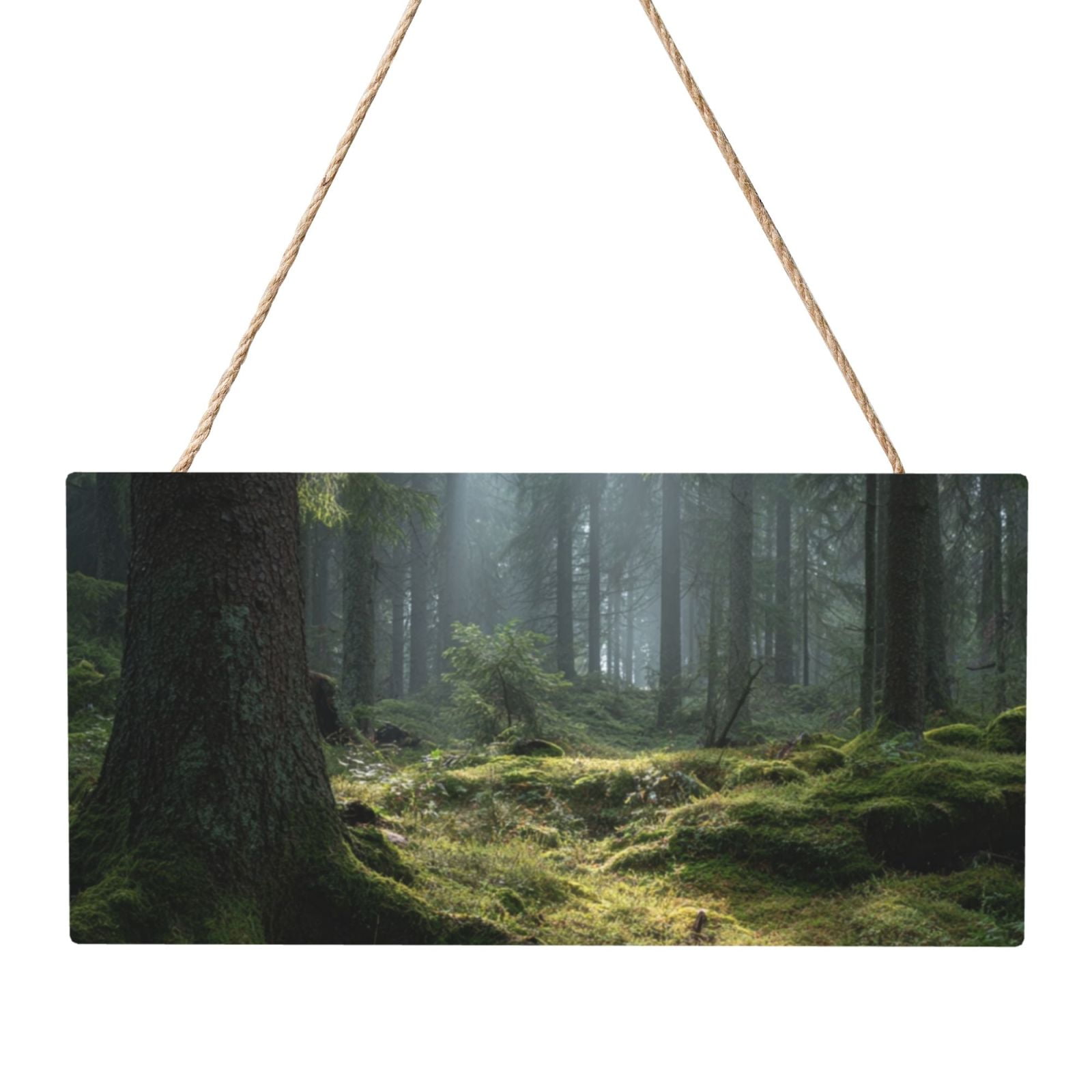 Charming Rectangular Wooden Decor Sign - Lightweight Density Board ...