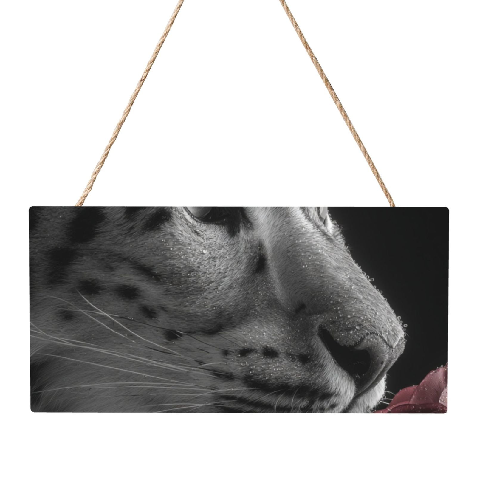 Charming Rectangular Wooden Decor Sign - Lightweight Density Board ...
