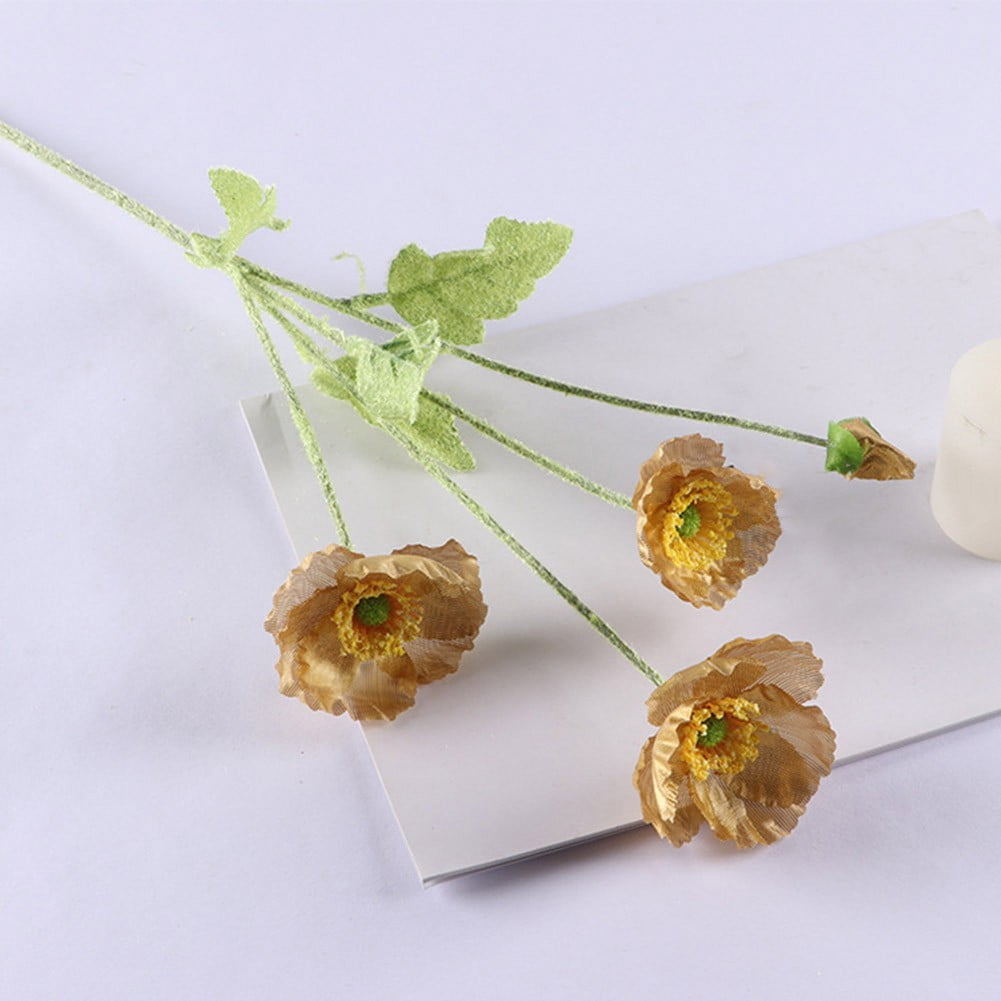 Charming Set of 2 Long Stem Artificial Flowers for Elegant Arrangements ...