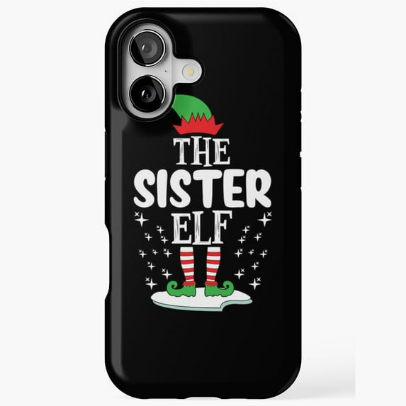 Charming Sister Elf Matching Holiday Gift Design iPhone 17 to 11 Pro ...
