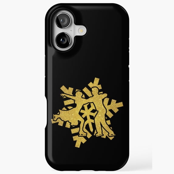 Charming Snowflake Jazz Glitter Winter Holidays Case for iPhone 17 to ...