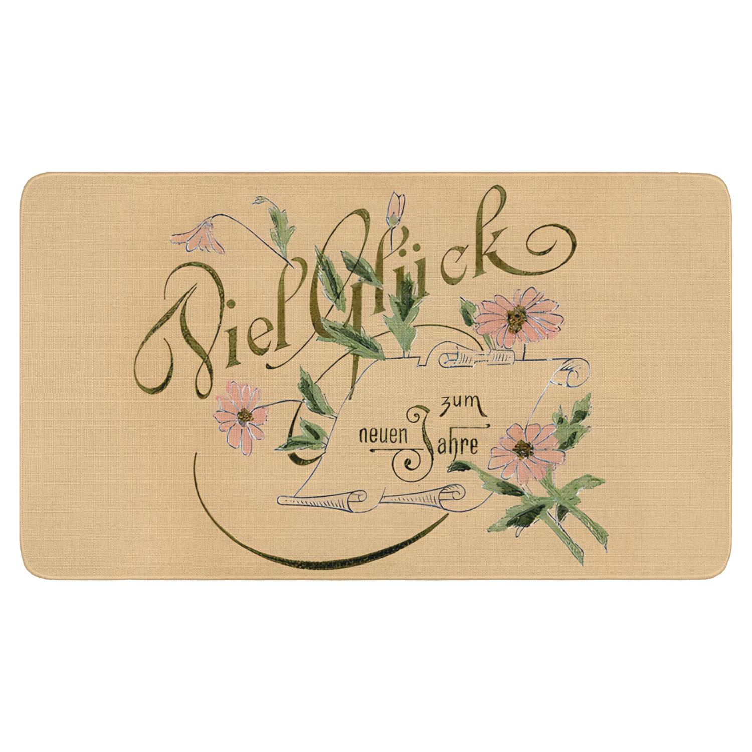 Charming Spring-Summer Hydrangea Floral Doormat - Anti-Slip for Safety ...