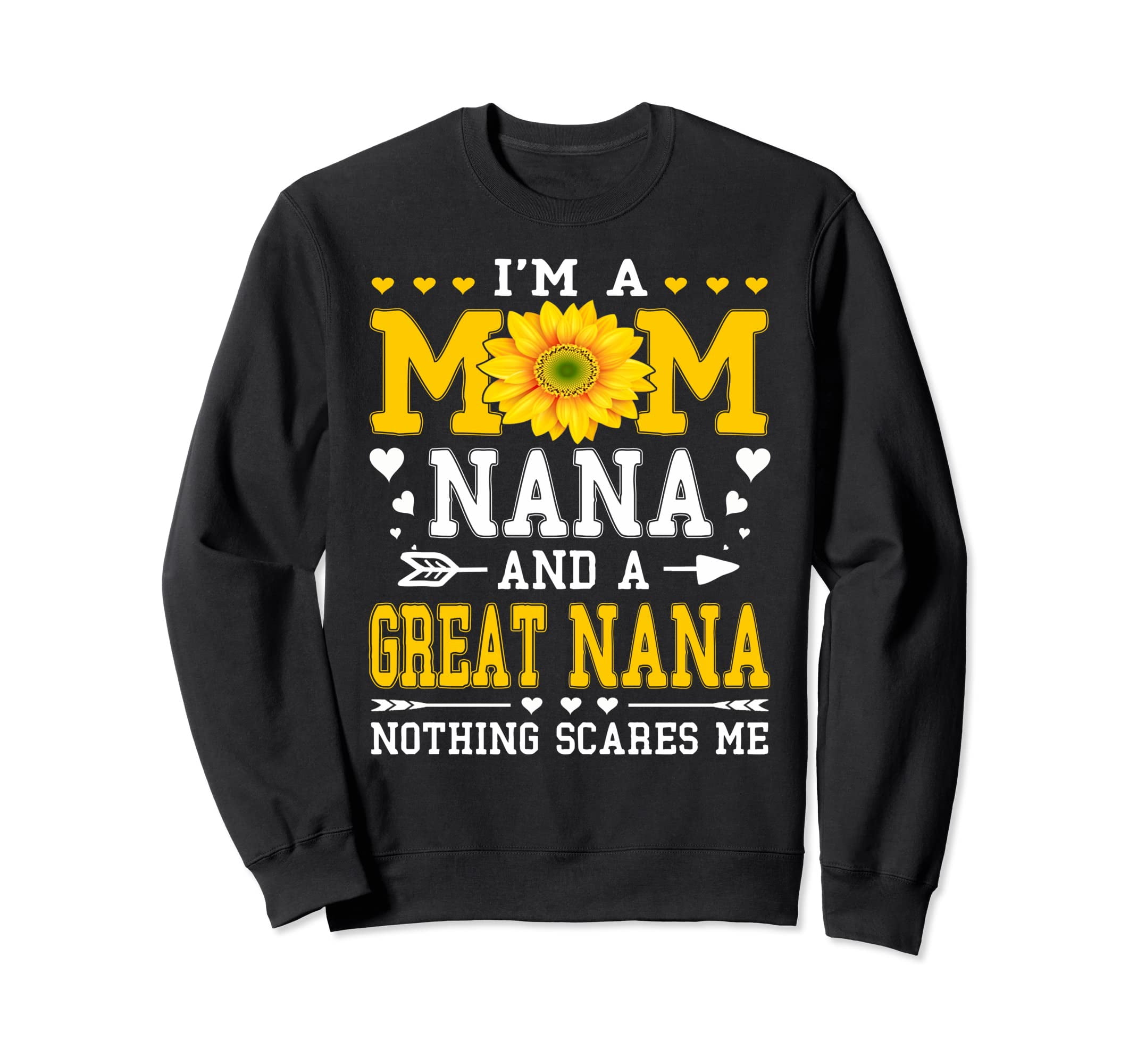 Charming Sunflower Design Sweatshirt for Moms, Nanas, and Great ...
