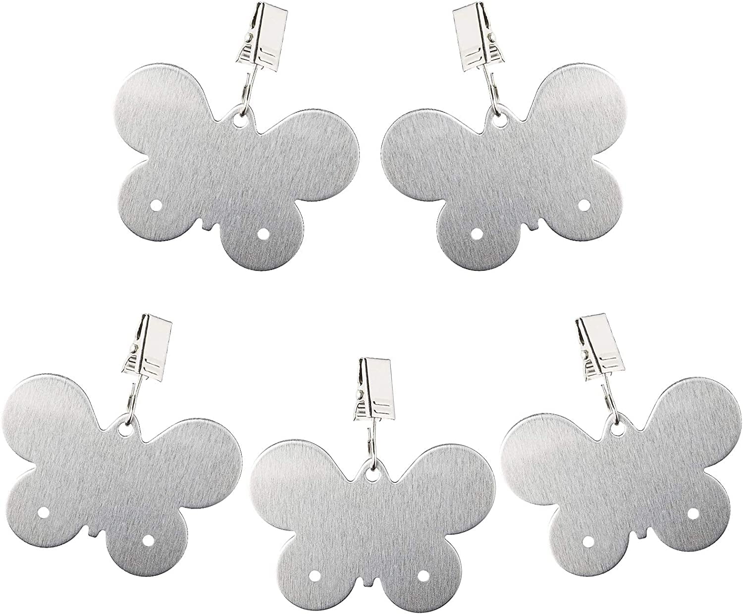 Charming Tabletop Decor, Stainless Steel Tablecloth Weights, Leaves ...