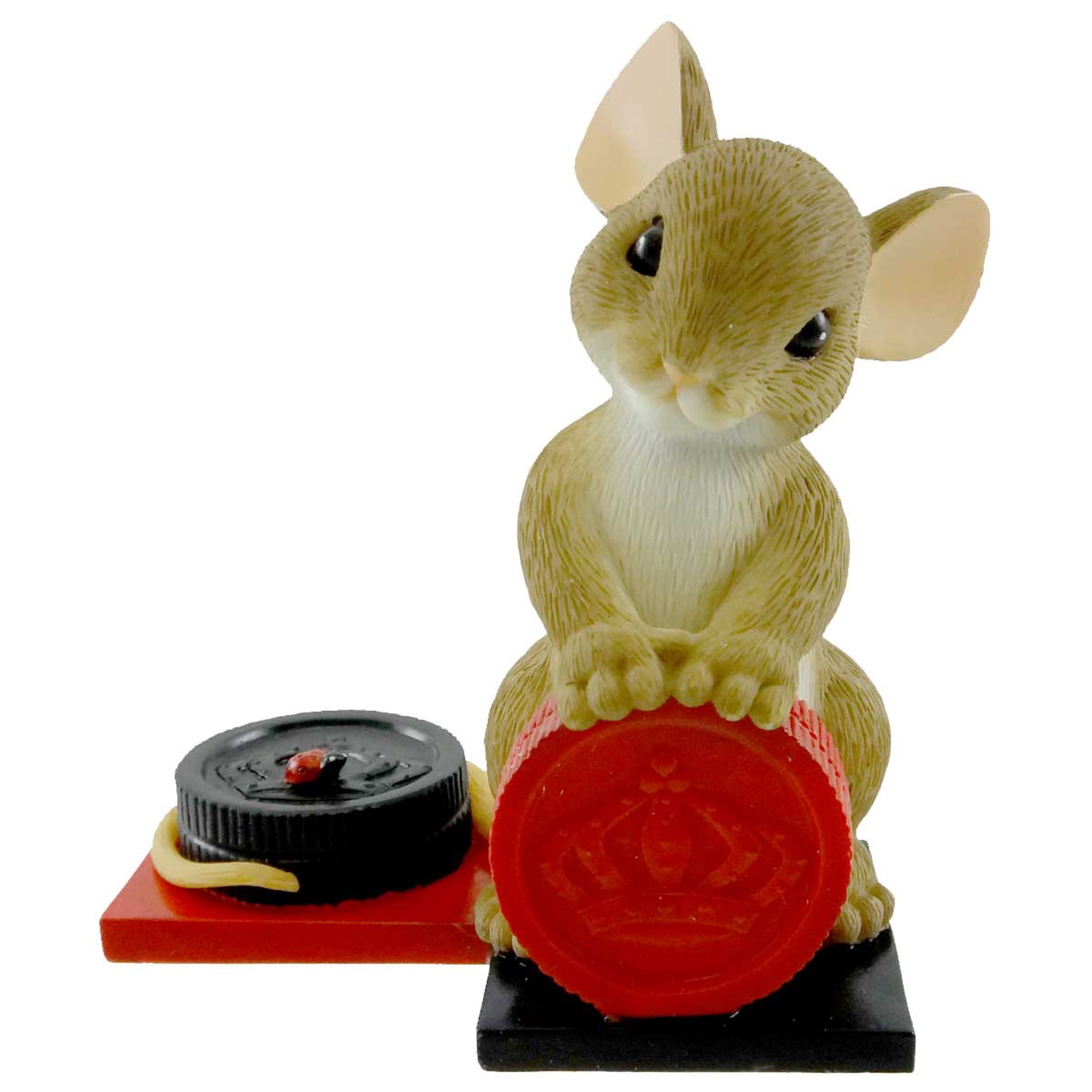 Charming Tails Nice Move Resin Mouse Checkers 4033011 - Walmart.com