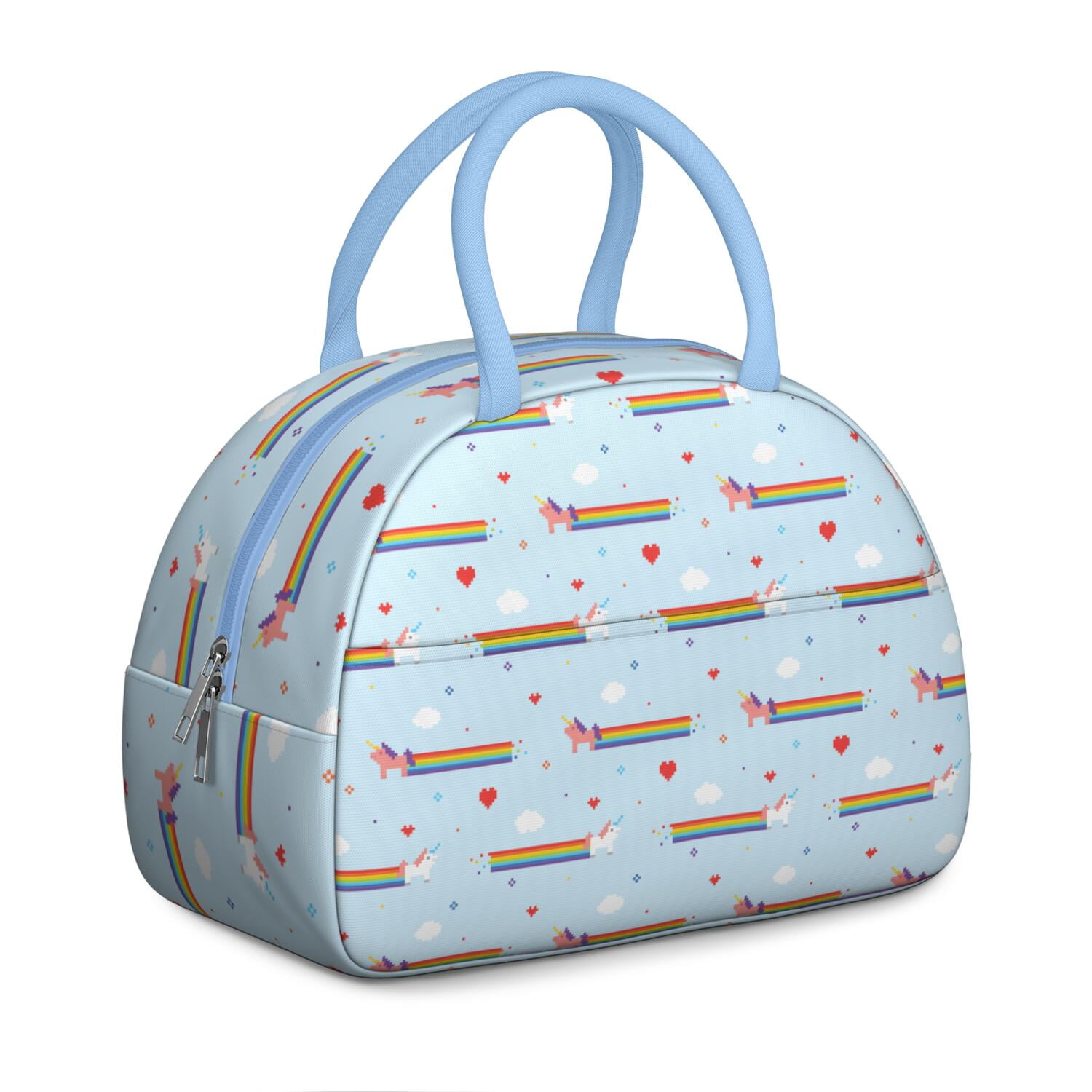 Charming Unicorn Lunch Bag – Rainbow and Mythical Horse Cartoon Vibe ...