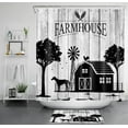 Charming Vintage Horse Shower Curtain Set for Farmhouse Bathroom Decor ...