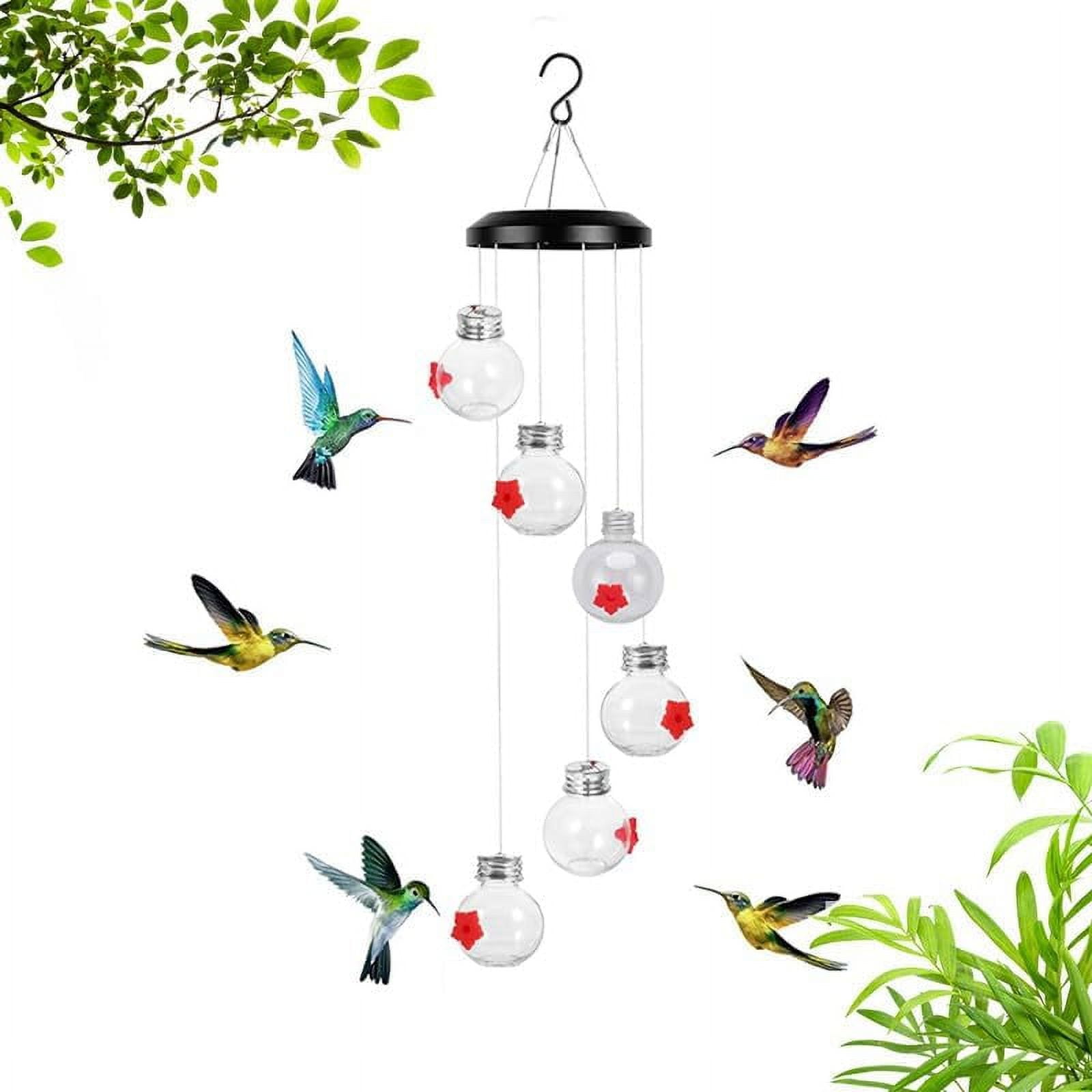 Charming Wind Chimes Hummingbird feeders, 2024 New Window Bird Feeders ...