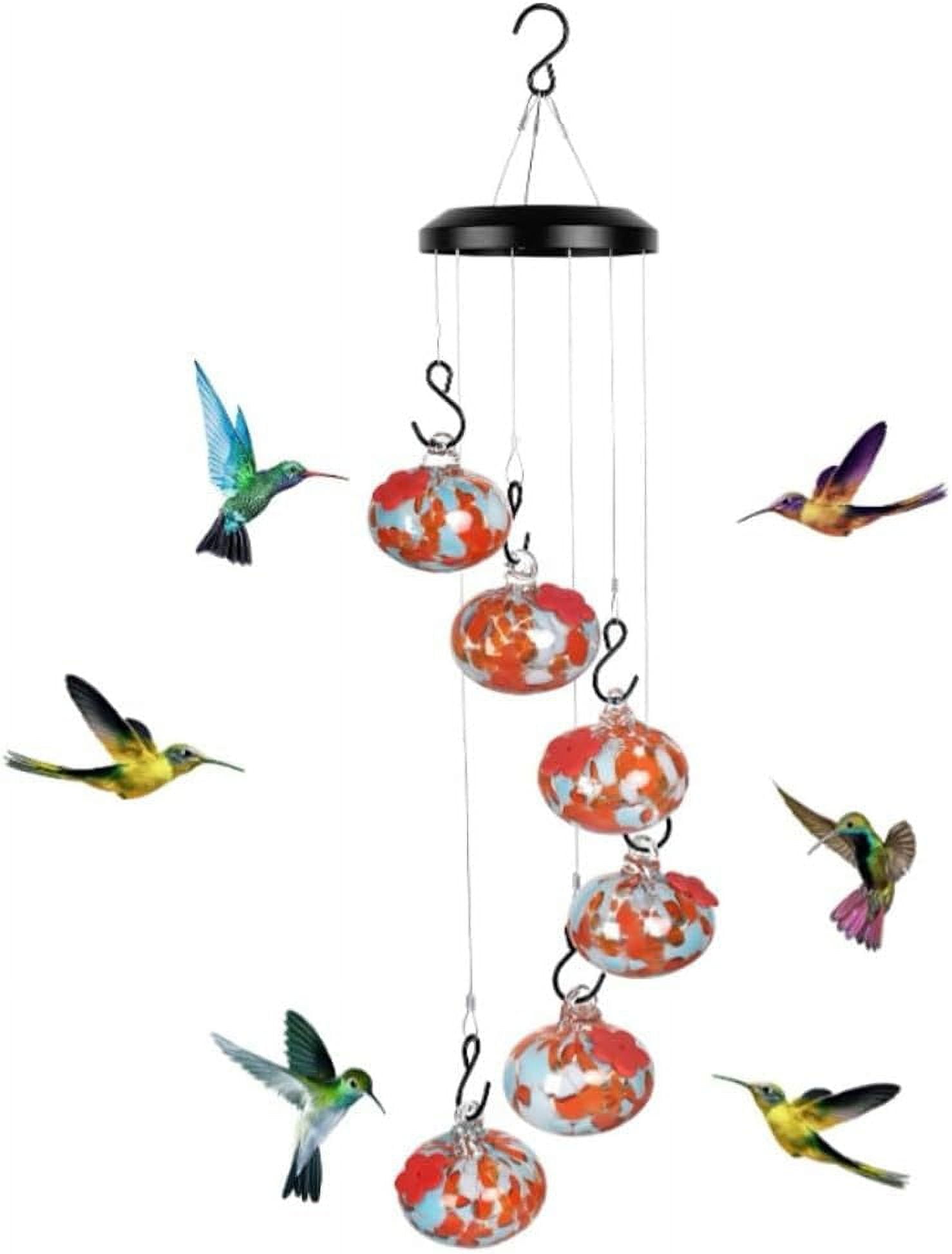 Charming Wind Chimes Hummingbird feeders,Window Bird feeders for ...