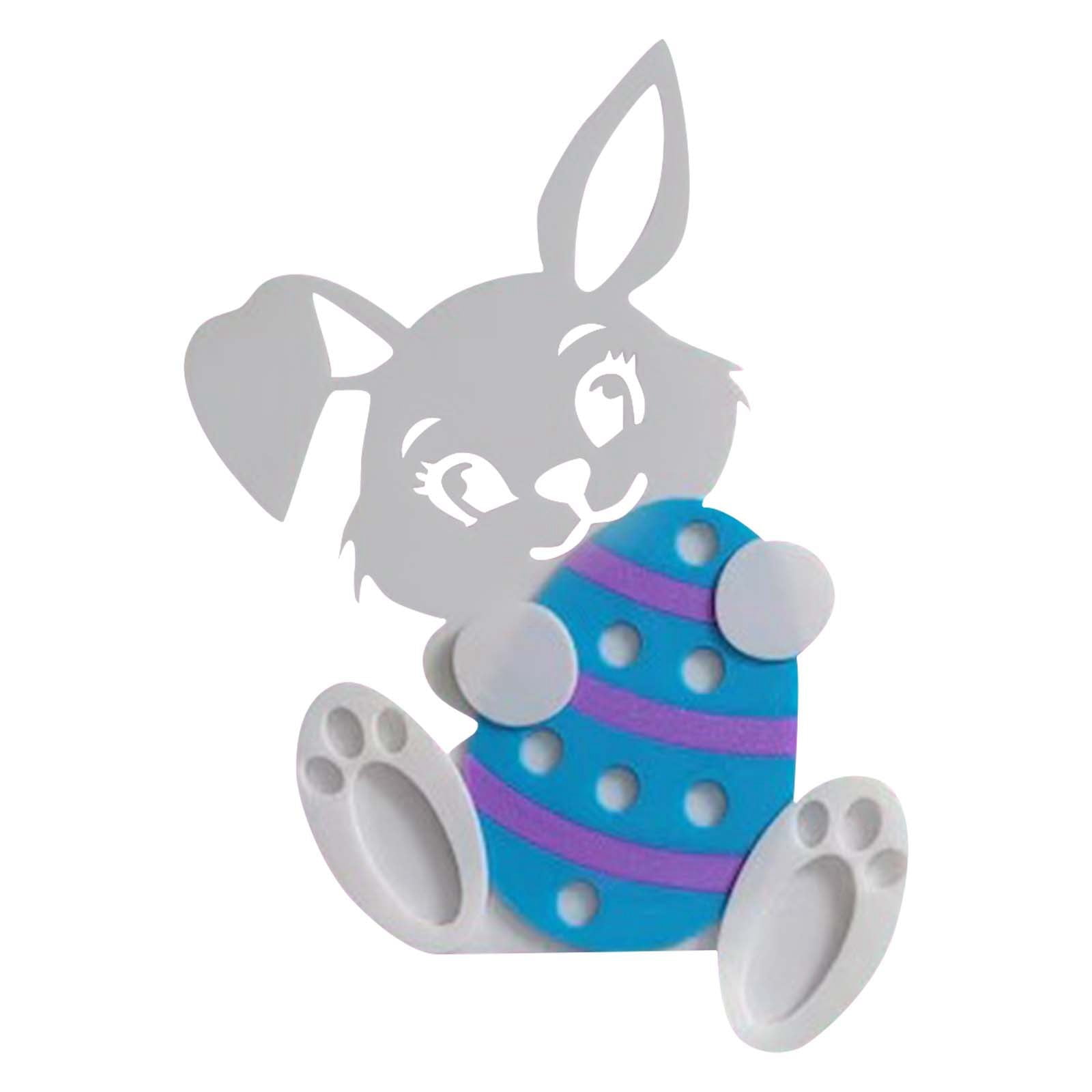 Charming Wood Frame Rabbit and Egg Corner Decorations - Ideal for ...