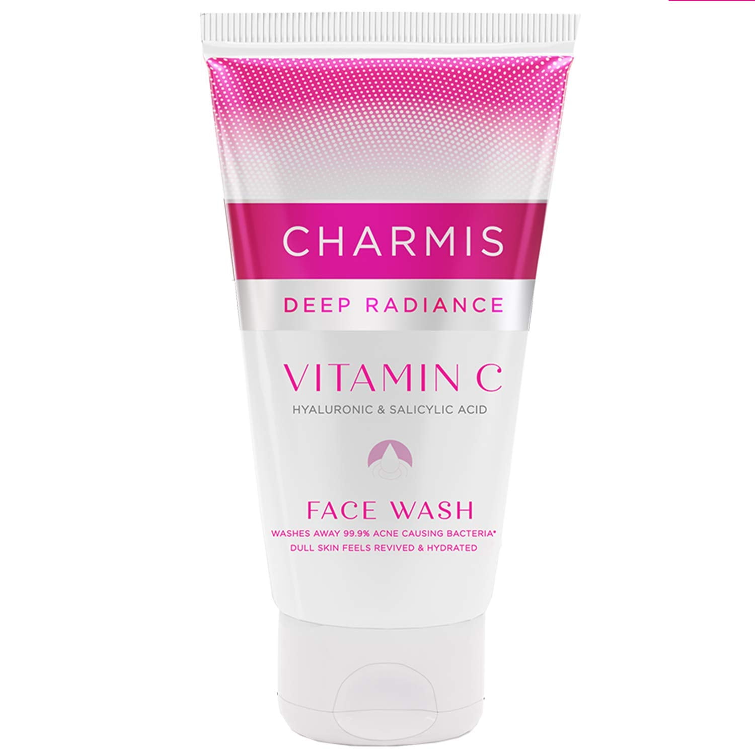 Charmis Deep Radiance Face Wash 150ml with Vitamin C, Hyaluronic Acid ...