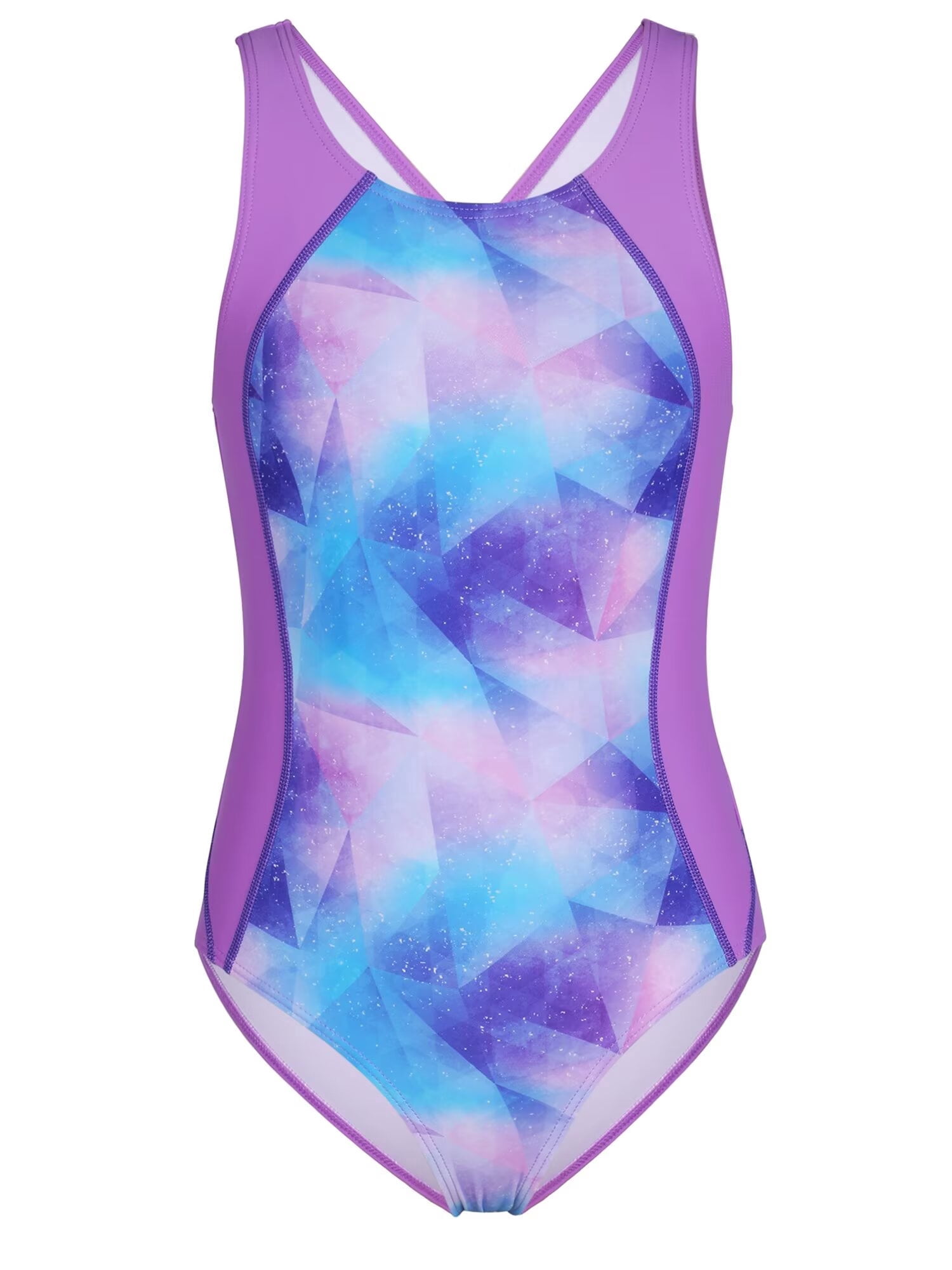 Charmo Color Blocked Swimwear for Girls Athletic One Piece Practice ...