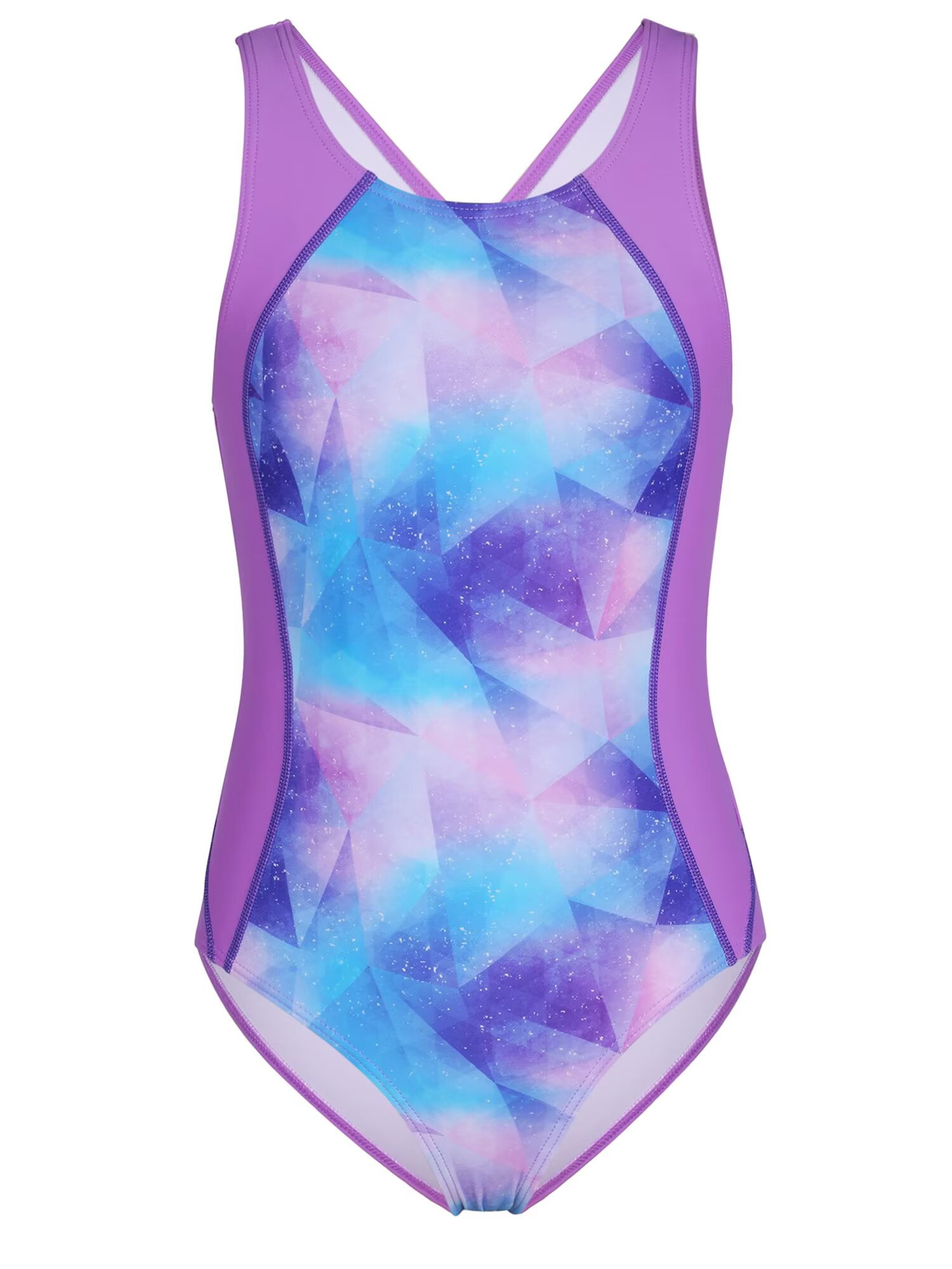 Charmo Color Blocked Swimwear for Girls Athletic One Piece Practice ...