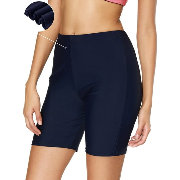 Charmo High-Waist UV Protection Swim Shorts with Ultra Soft Briefs for ...