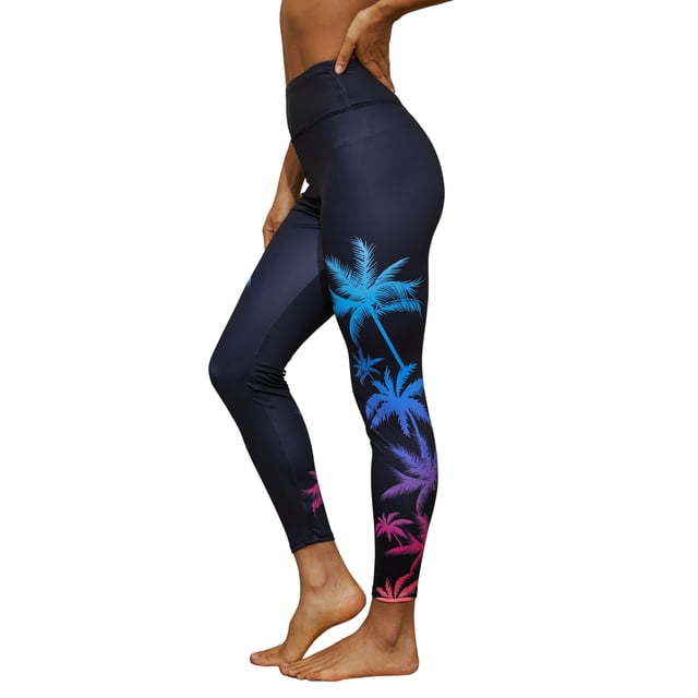 Charmo Swimming Pants for Women High Waisted Swim Pants Swim Leggings ...
